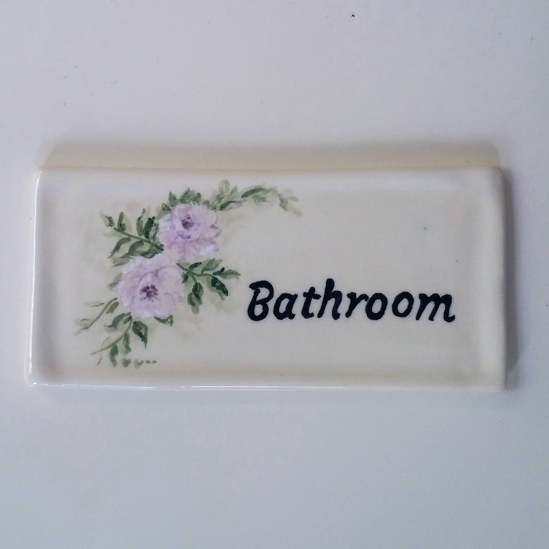 Ceramic Toilet Signs - Etsy