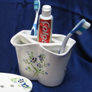 Toothbrush Holder, Ceramic Toothbrush Holder, Ceramic Toothpaste Holder ...