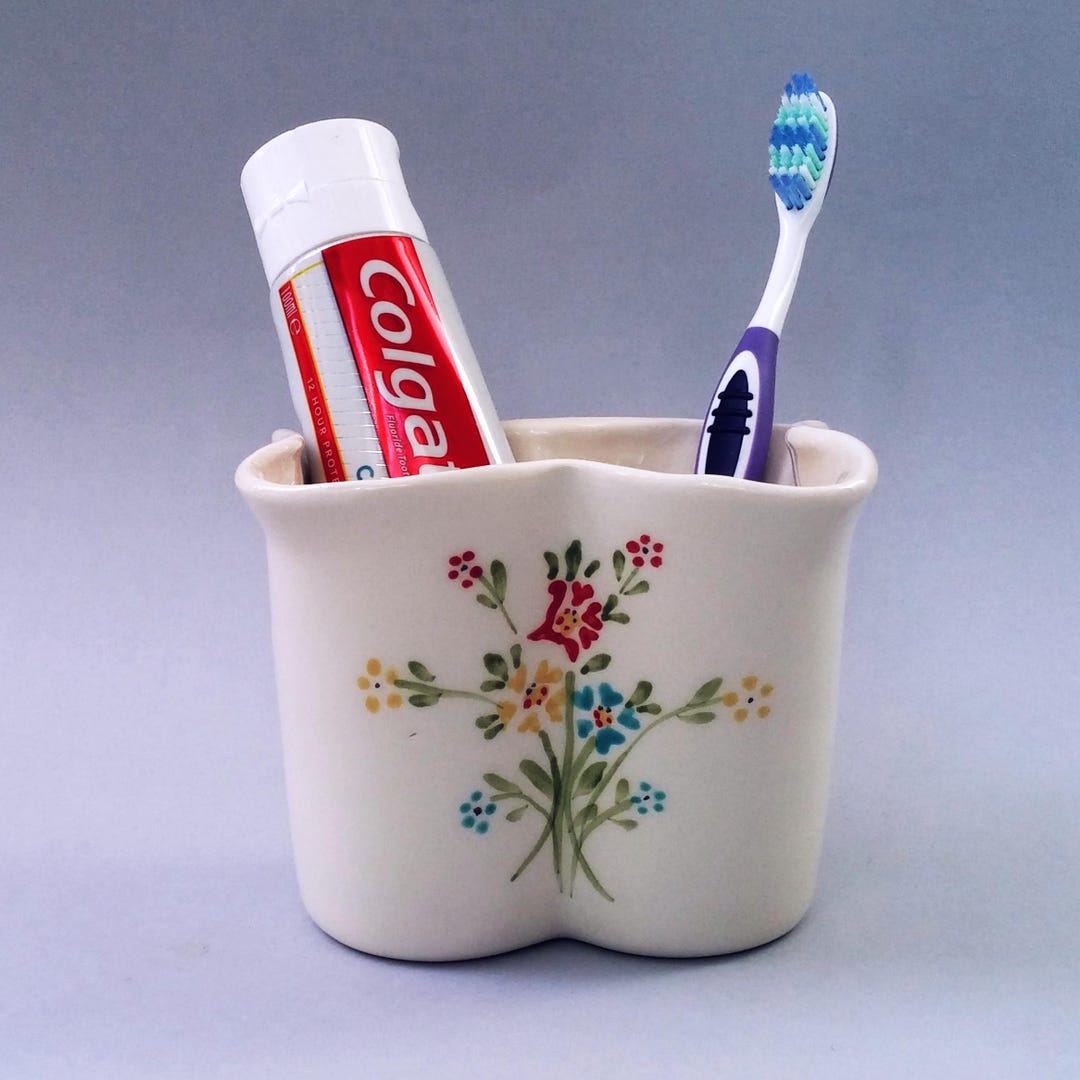 Ceramic Toothbrush Holder, Ceramic Toothpaste Holder, Bathroom Set ...