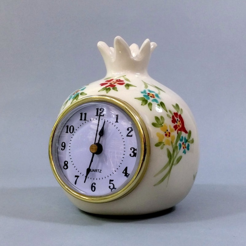 Pomegranate Clock - Etsy
