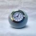 Small Desk Clock, Ball Shaped Baby Blue Ceramic Table Clock, Baby Blue ...
