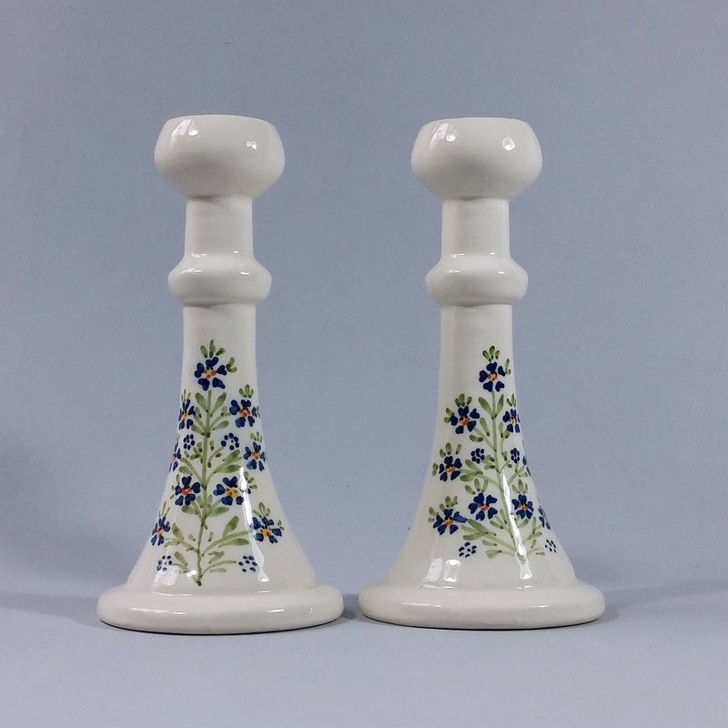 Ceramic Candlesticks - Etsy