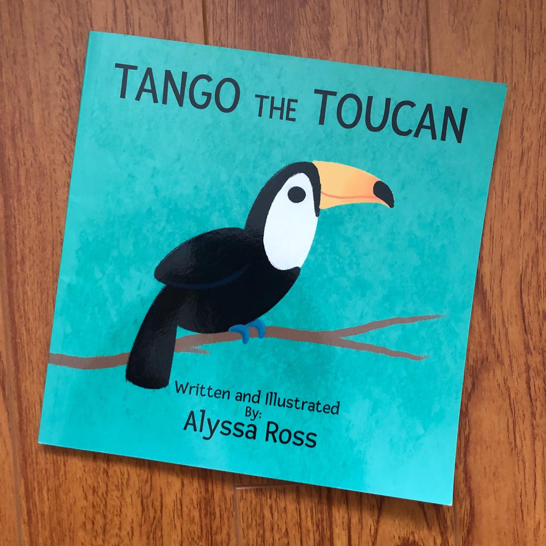 Tango the Toucan Book Parrot Bird Childrens Book - Etsy
