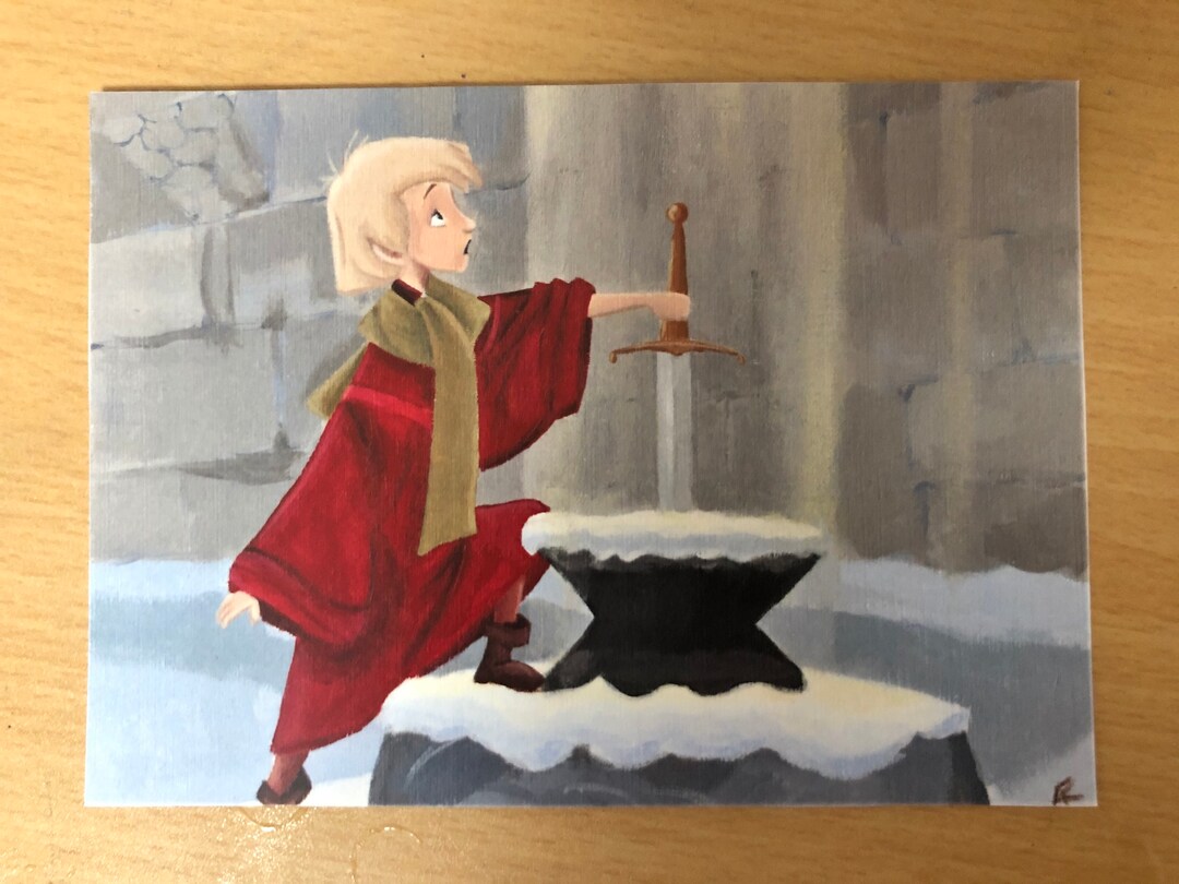 He Who Pulled the Sword Art Print - Etsy