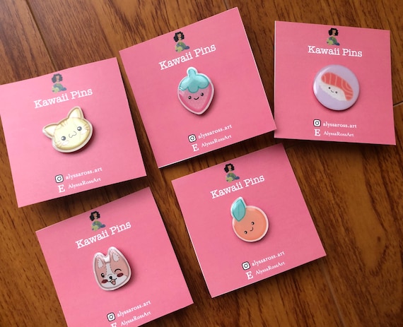 Kawaii Pins | Etsy