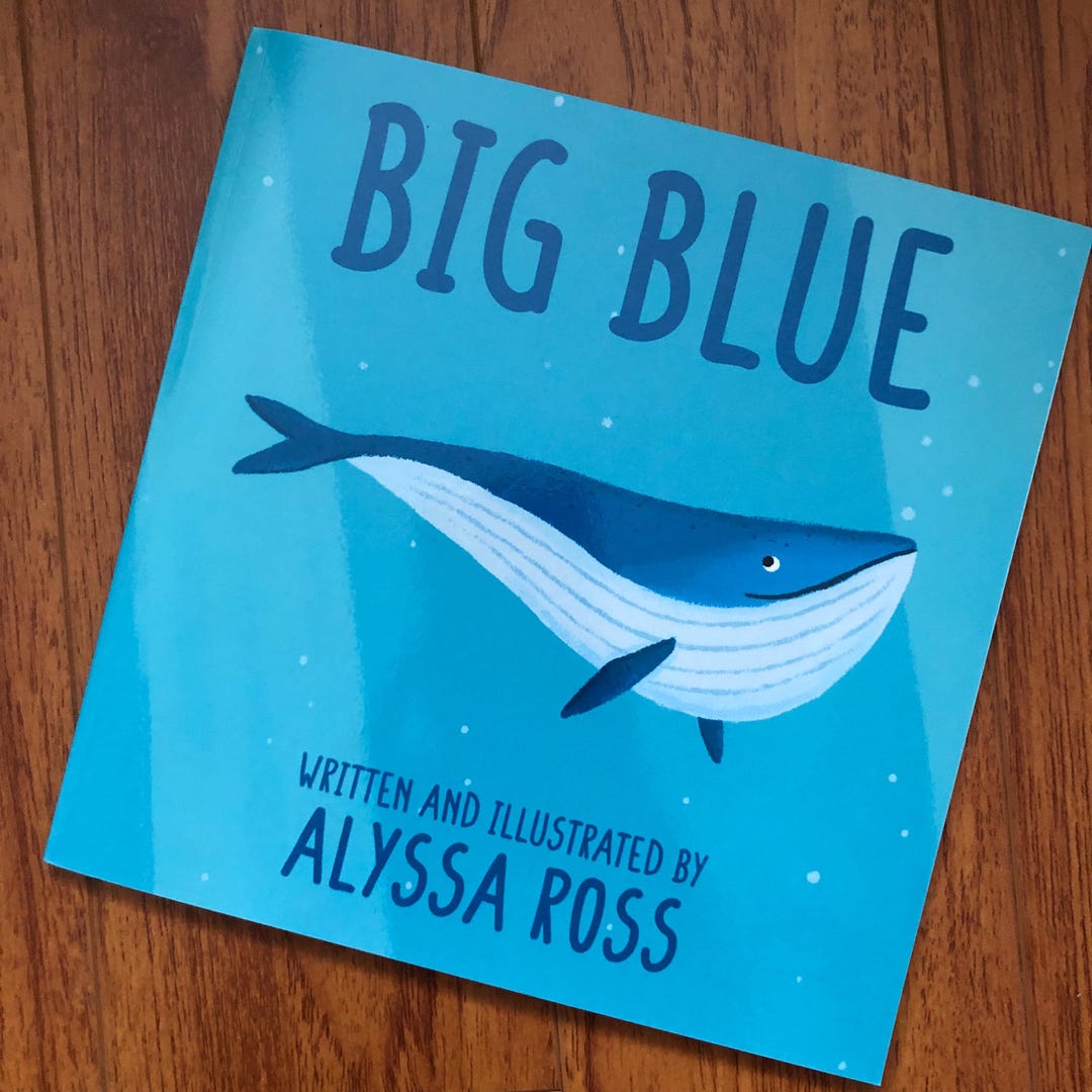 Big Blue | Whale Children’s Book | Picture Book - Etsy