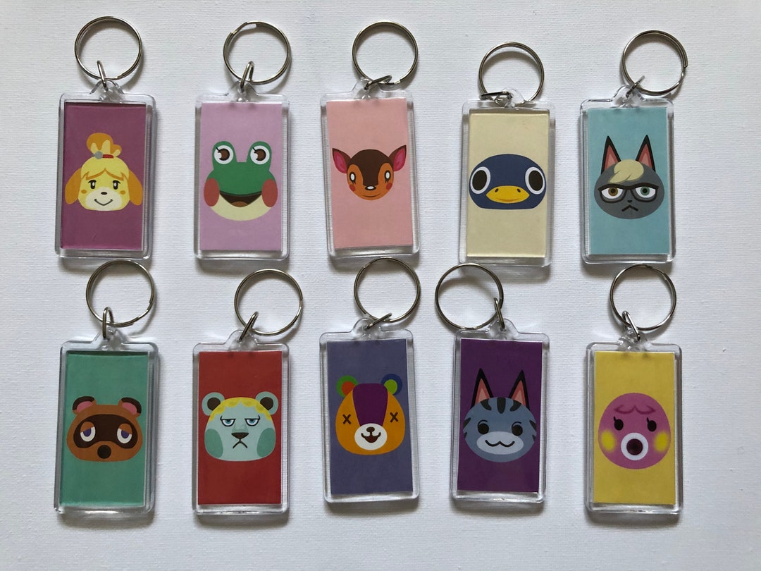 Animal Crossing Keychains - Etsy