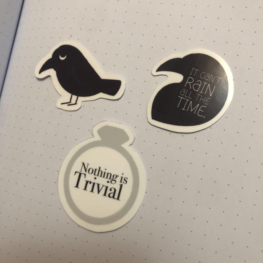 The Crow Stickers | Movie Stickers Bird Gothic Horror Stickers - Etsy