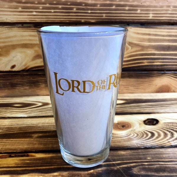 Lord of the Ring Pint Glasses - Etsy