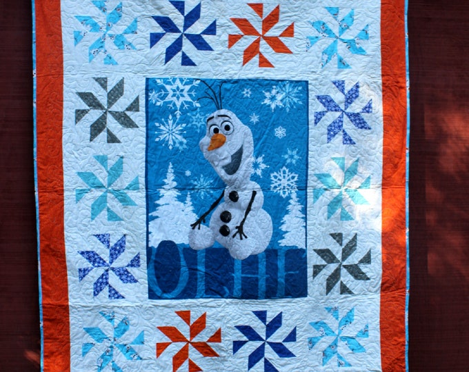 Olaf Pinwheel Lap Quilt - Etsy