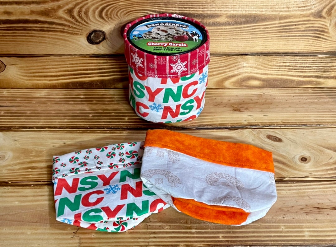 NSYNC, Justin Timberlake Cotton Fabric Mini Bucket & Pint of Ice Cream ...