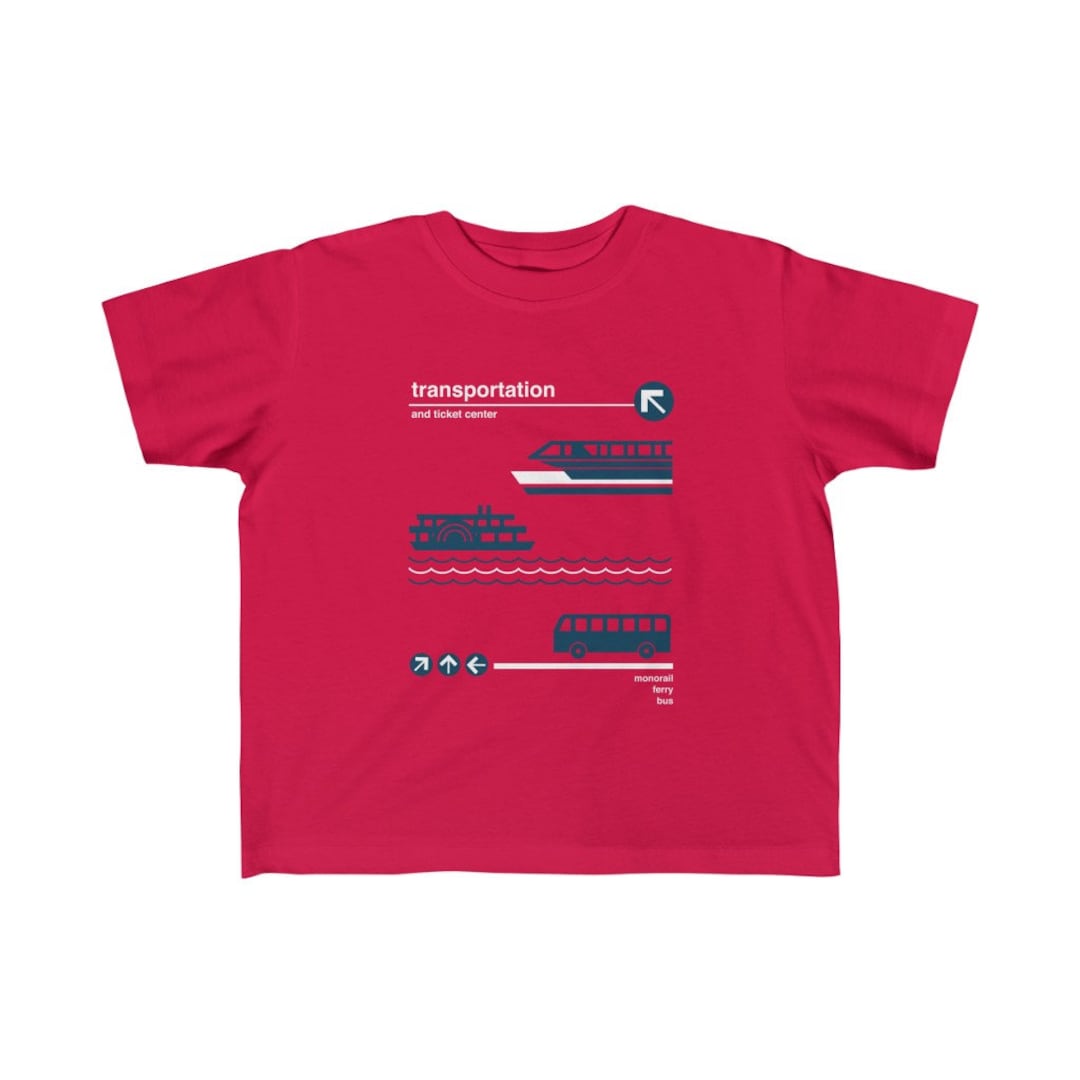 Transportation and Ticket Center T-shirt Kid's Fine Jersey Tee ...