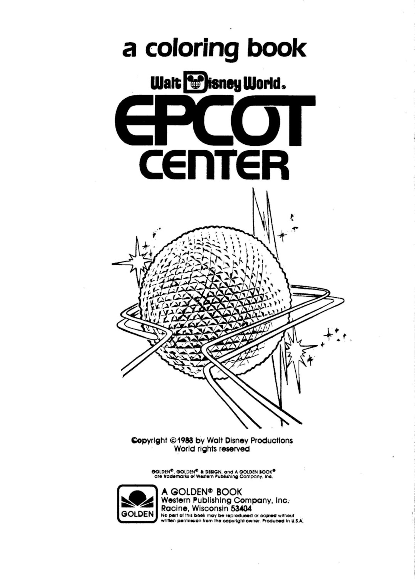 Disney World Epcot Coloring Pages Coloring Pages