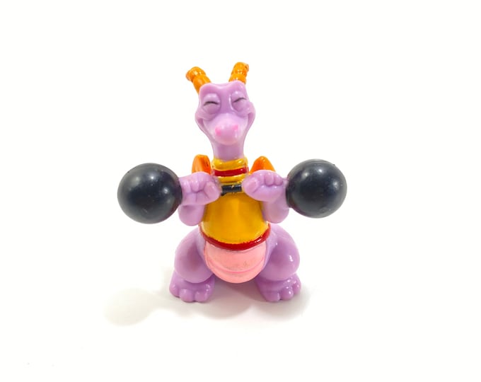 1982 Figment Weight Lifting Dragon Figure From Epcot Center at Walt ...