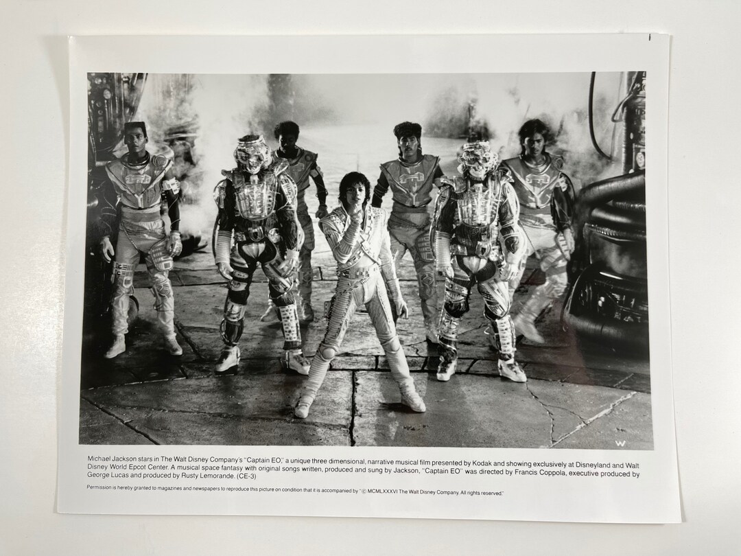 1986 EPCOT Center Captain EO 3D Film Press Photo Future World, Hooter ...
