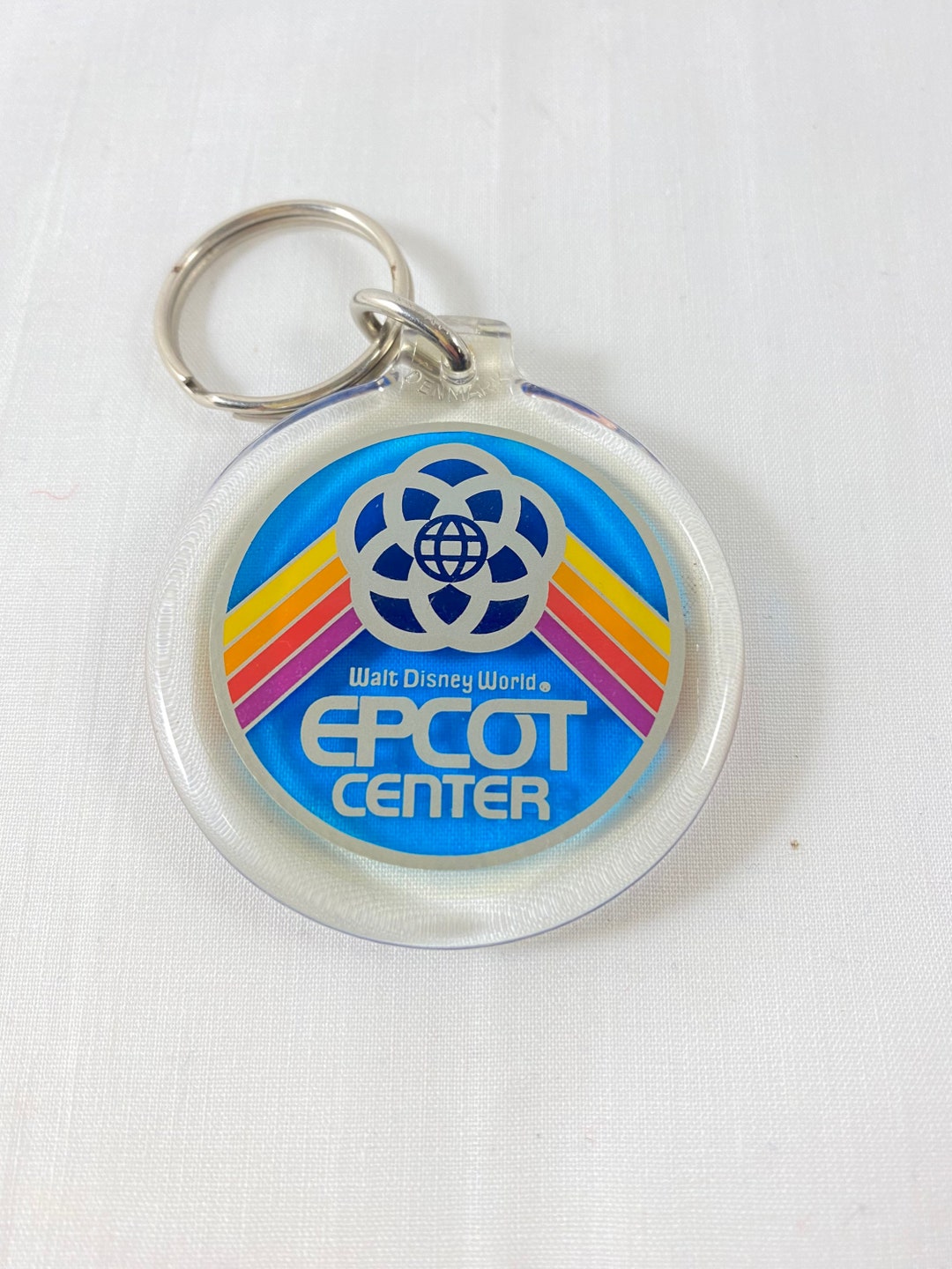 EPCOT Center Key Chain - Made of Lucite - 1980's Classic Unity Logo ...