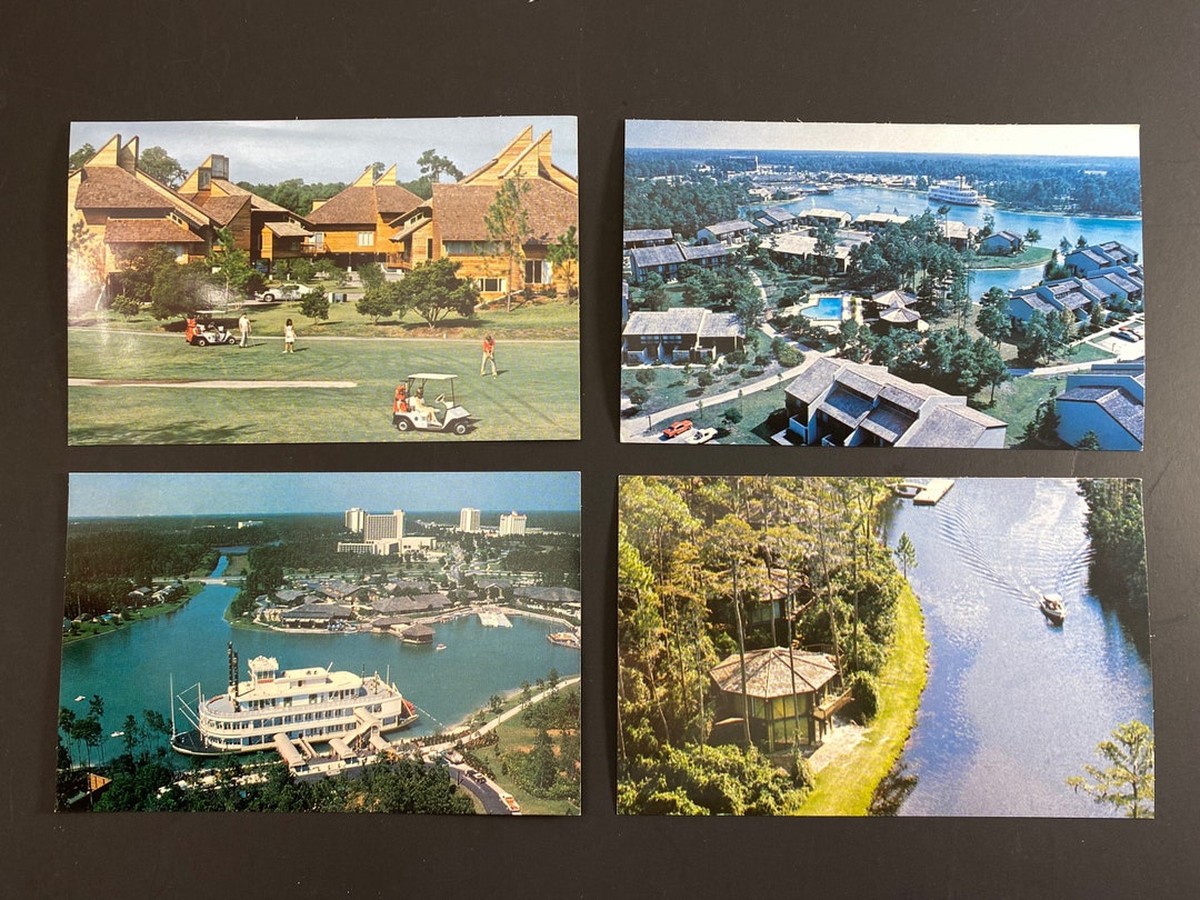 Walt Disney World Postcards 4 Vintage Postcards Classic Scenes From ...