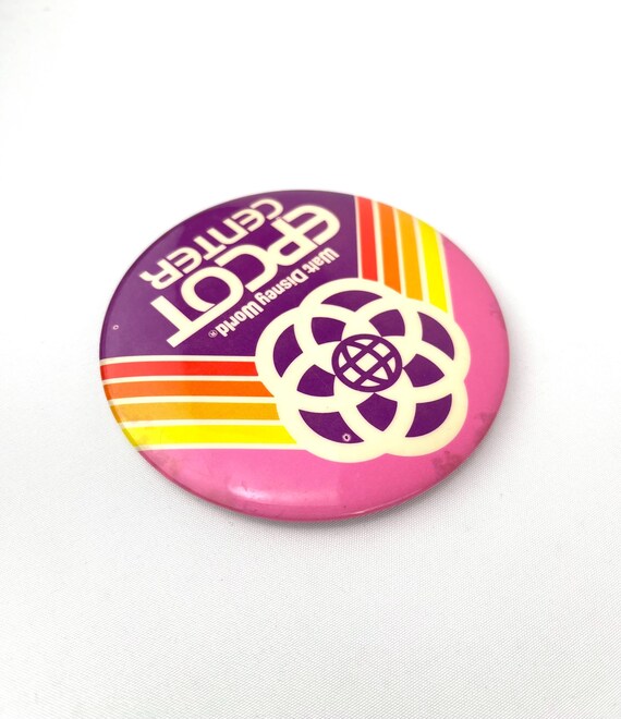 EPCOT Center Button Pin in Purple from Walt Disney Wo… - Gem