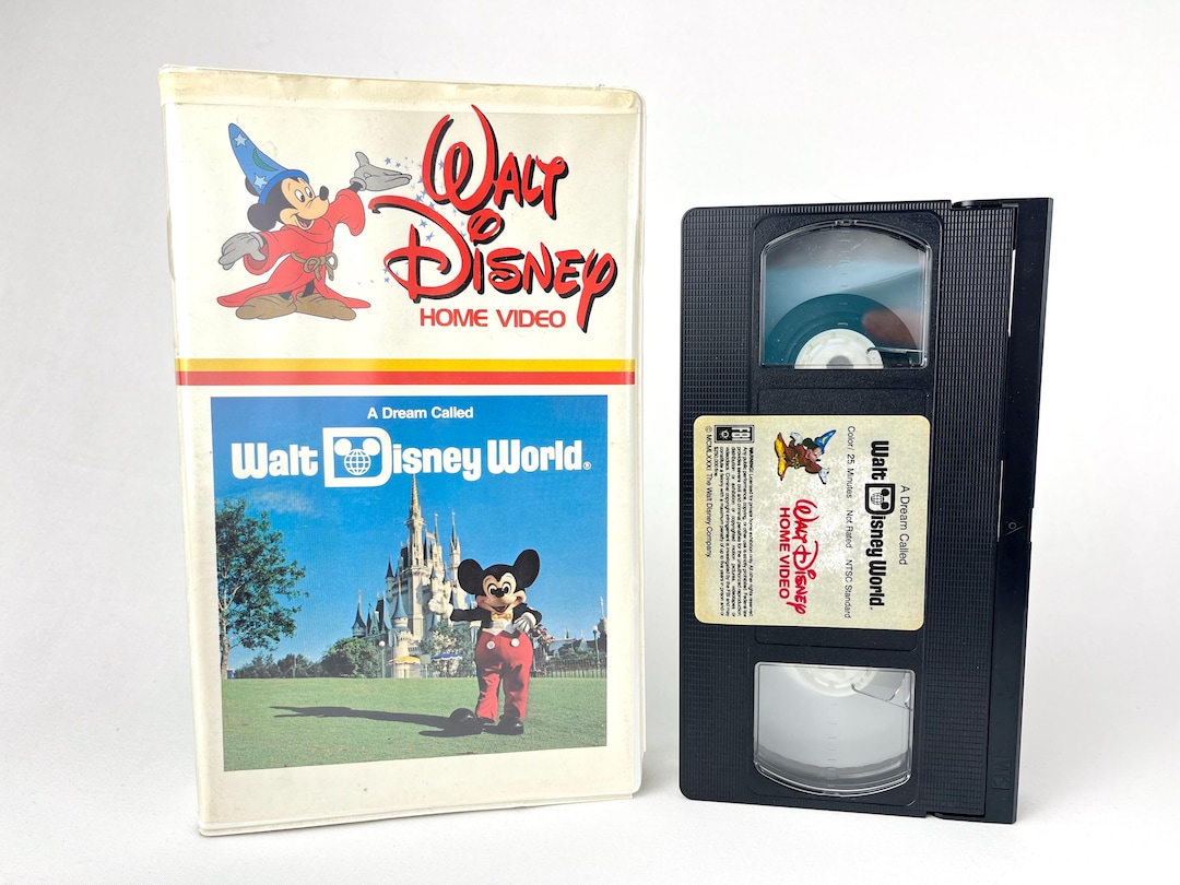 Magic Kingdom VHS - Walt Disney Home Video - A Dream Called Walt Disney ...