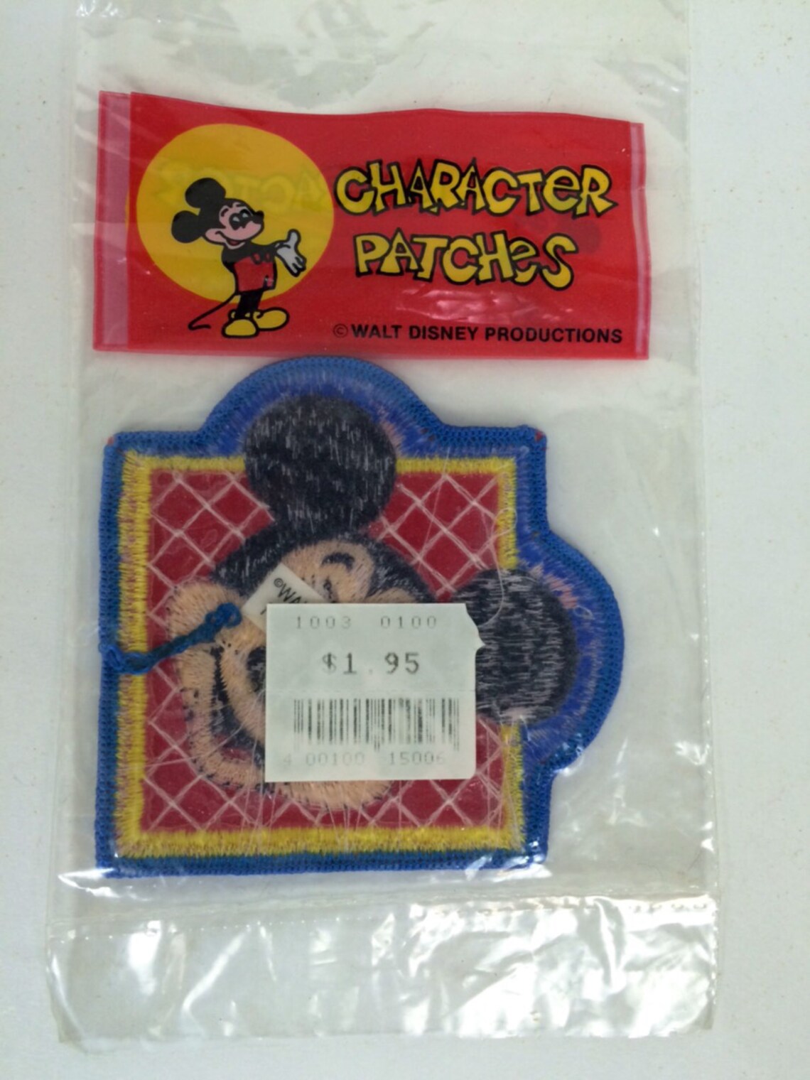 Mickey Mouse Patch - Walt Disney World Character Patch From 1980's ...