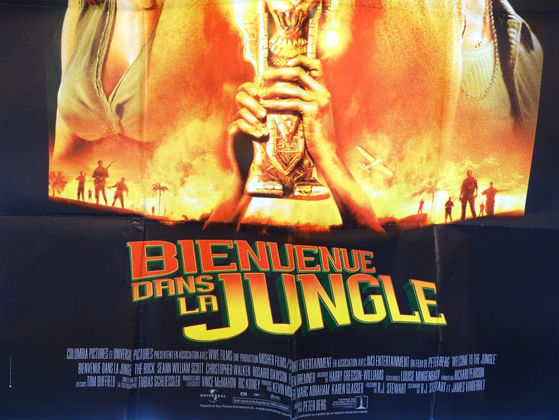 Original French Movie Poster: the Rundown, Dwayne Johnson the Rock ...