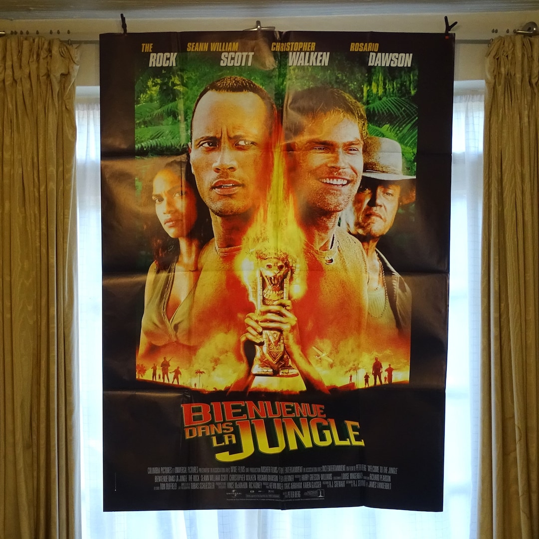 Original French Movie Poster: the Rundown, Dwayne Johnson the Rock ...