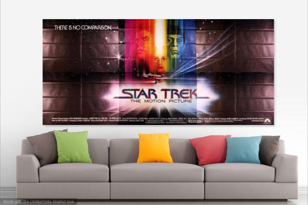 Original Star Trek 1979 Film Movie Poster Billboard Motion Picture ...