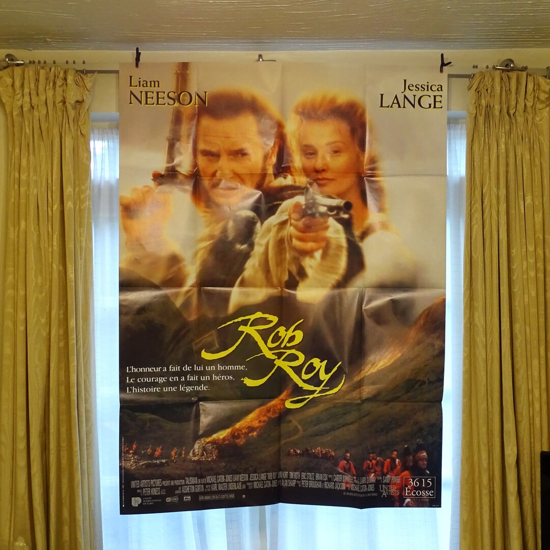 Rob Roy Original Vintage French Movie Film Poster 1995 3 Lobby Cards ...