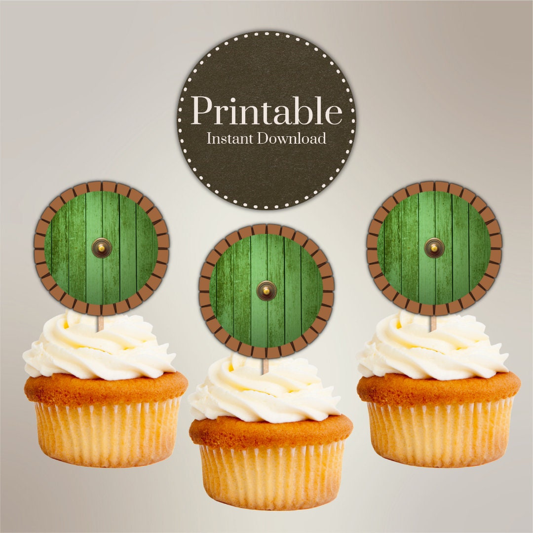 Printable Hobbit Cupcake Toppers - Etsy