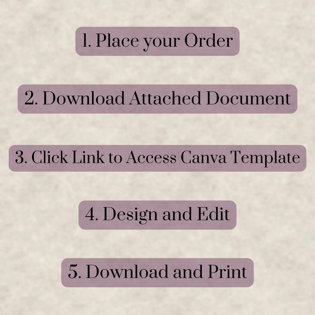 CANVA Victorian Damask Wedding Invitation Template - Etsy