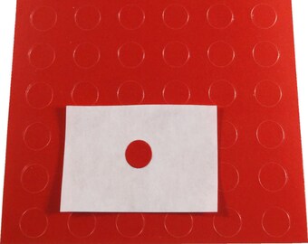 Round Red Stickers - Etsy