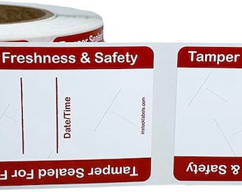 Food Delivery Tamper Stickers - Etsy