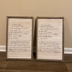 Custom Recipe Sign | Personalized Recipe Decor | Gift for Mom ...