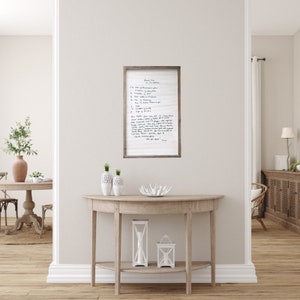 Custom Recipe Sign | Personalized Recipe Decor | Gift for Mom ...