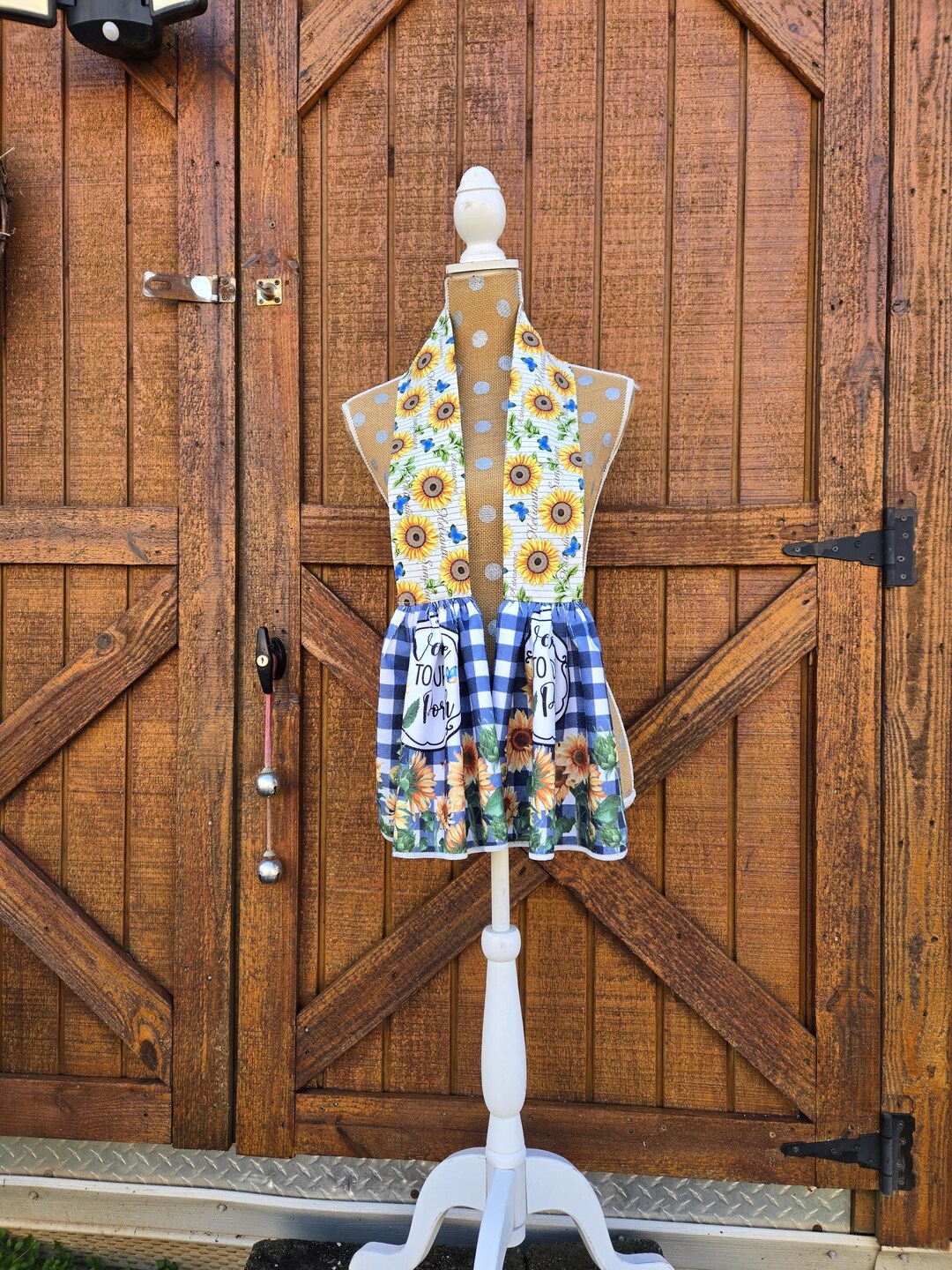 Welcome to Our Porch Sunflower Kitchen Boa - Etsy