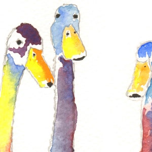 Paintings of Ducks Indian Runner Duck Pictures Contemporary - Etsy UK