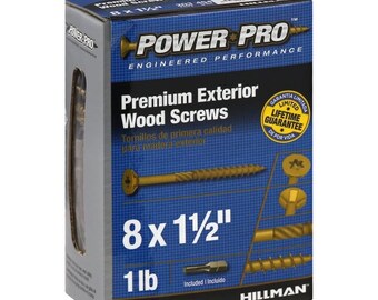 Qty 50 10X3 Power Pro Deck Screws Hillman Fasteners 1000hr Deck Flat ...