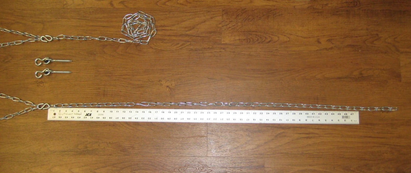 Deluxe Porch Swing Chain Kit Hardware Pack W Bearing Ceiling Hooks - Etsy