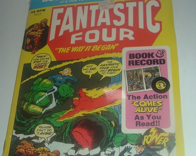 1974 Fantastic Four the Way It Began Book & Record Set Still Sealed - Etsy