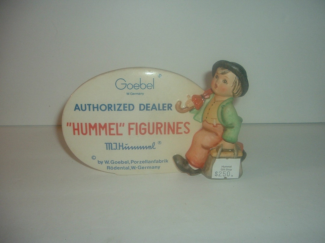 Hummel Dealer Display Plaque Shelf Sign - Etsy