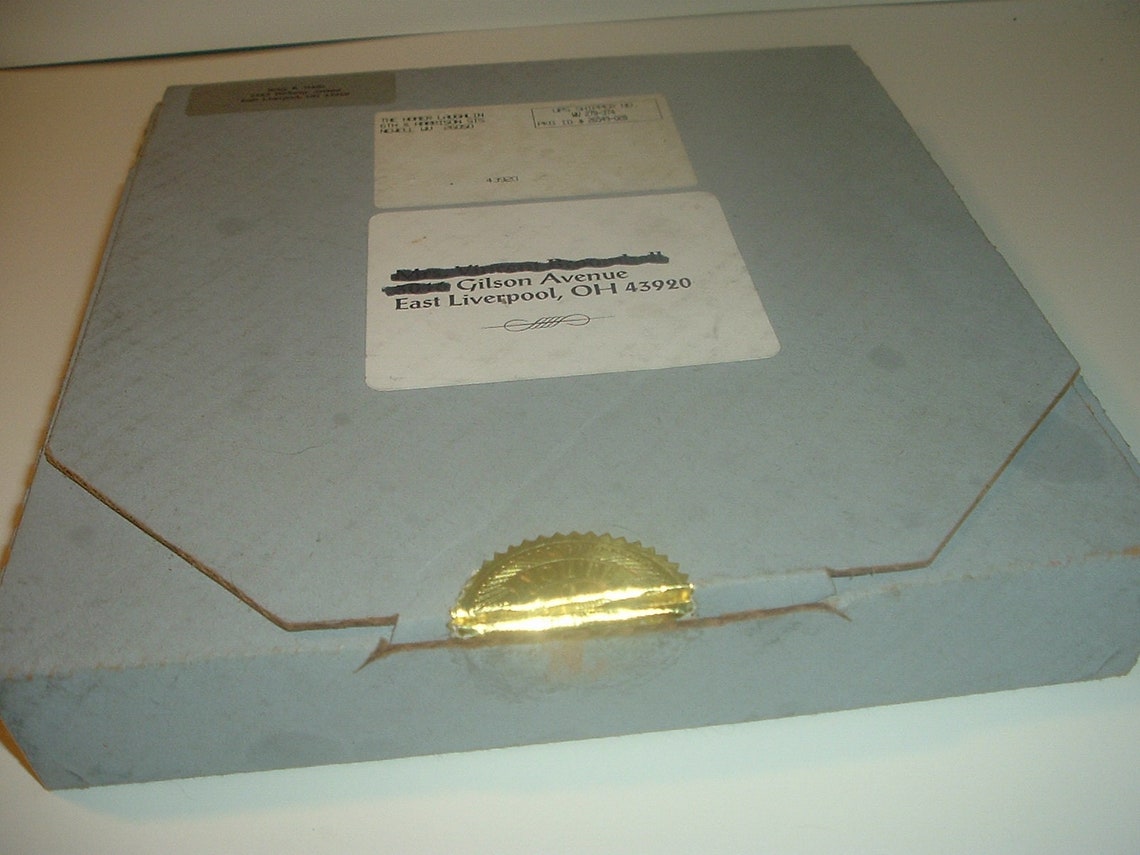 Homer Laughlin Birthday Invitation Plate in Original Box With - Etsy