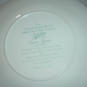 Boehm Water Bird Plate Ross' Geese - Etsy