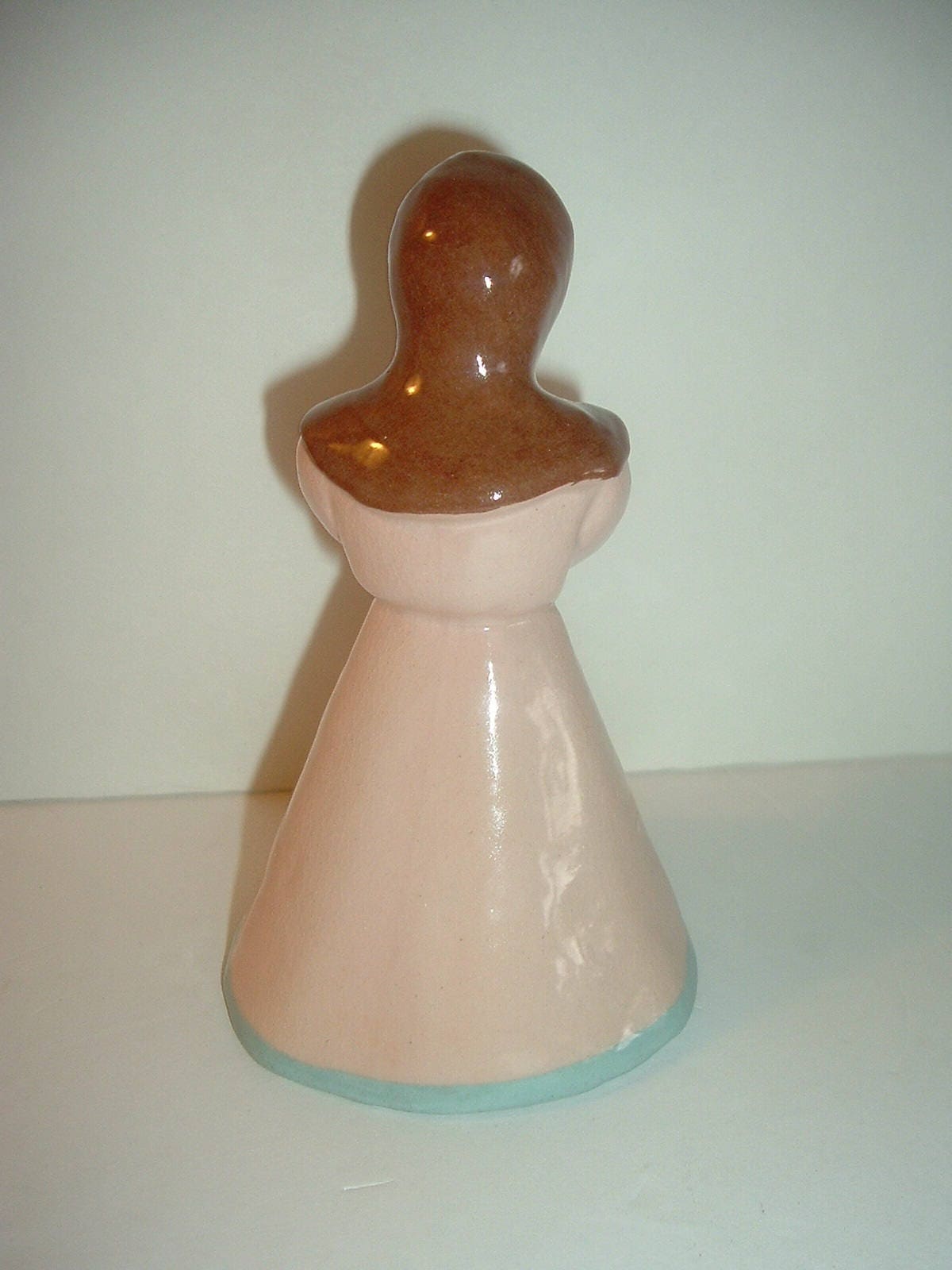 Signed Kay Finch California Pottery Lady Figurine