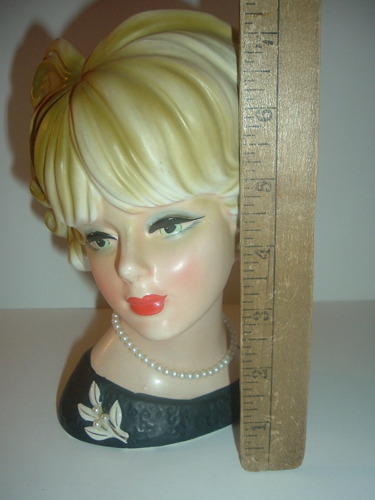 Napco Lady Headvase Head Vase C7473 7 Vintage