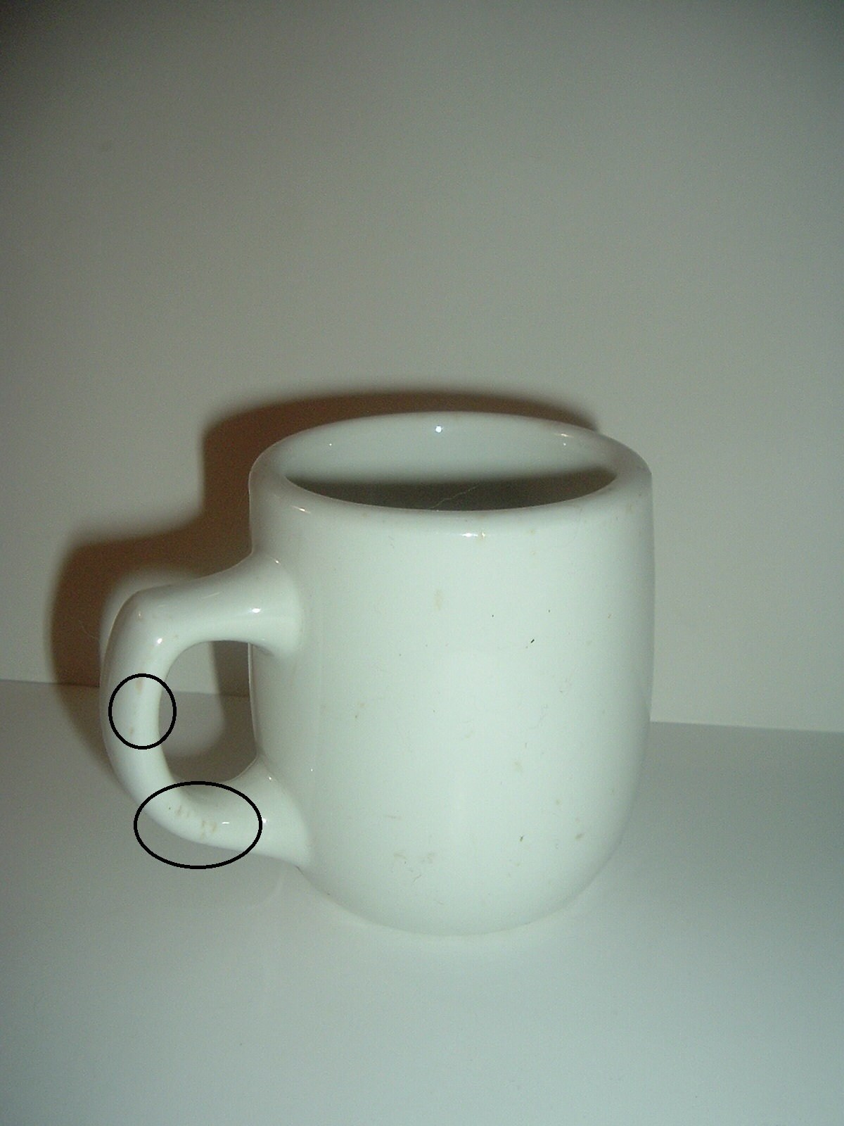 Mayer China White Castle Restaurant Ware Coffee Mug