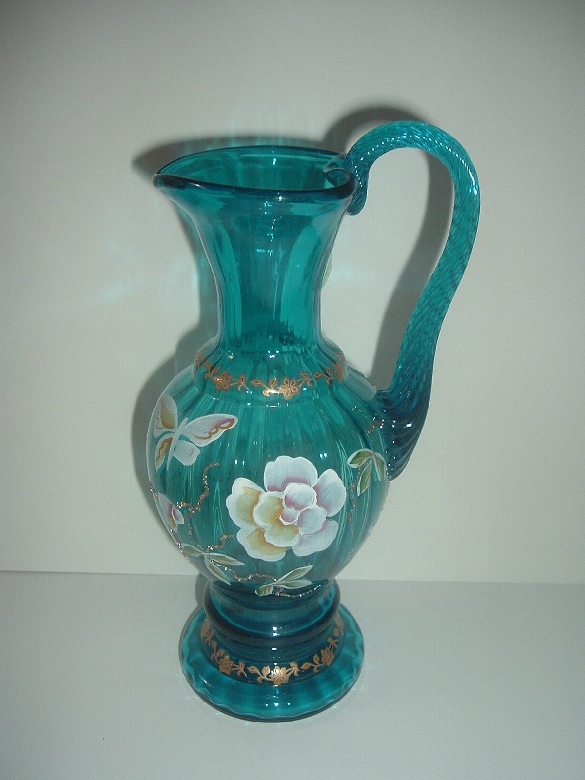Fenton Glass New Century Artist & Bill Fenton signed Handpainted ...