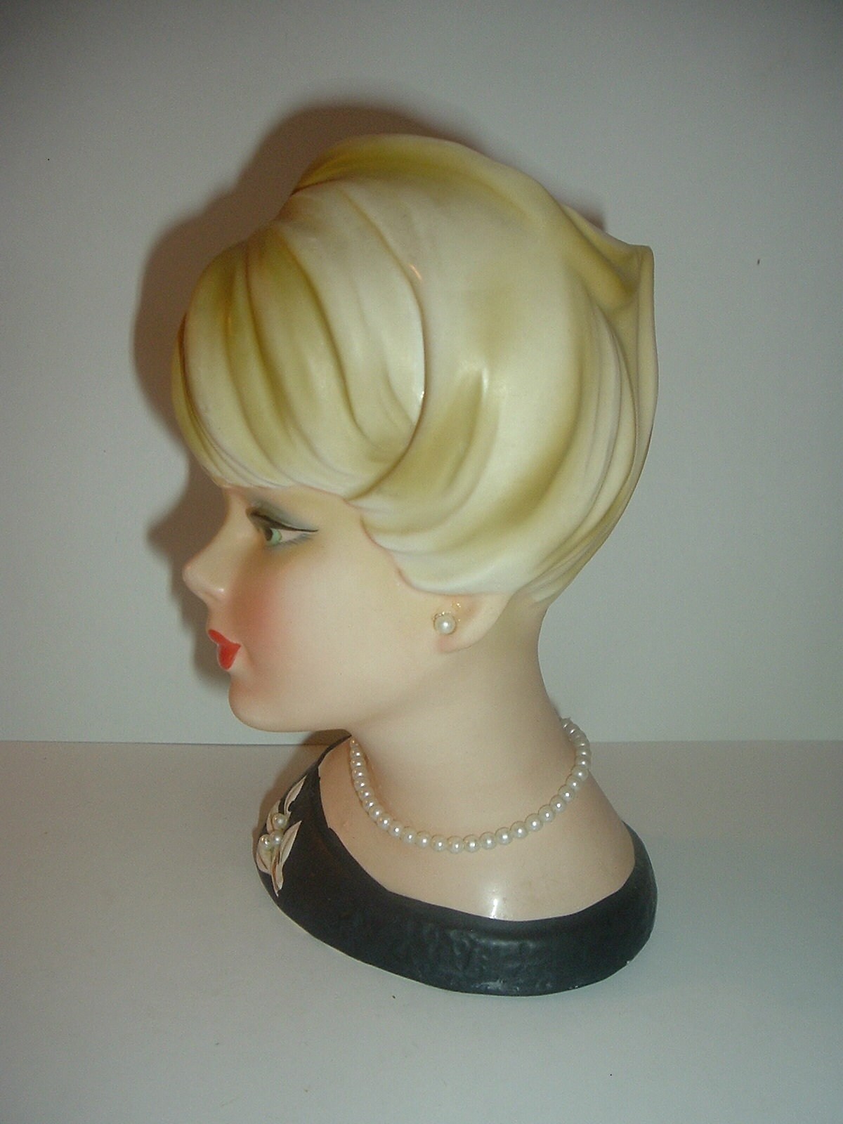 Napco Lady Headvase Head Vase C7473 7 Vintage