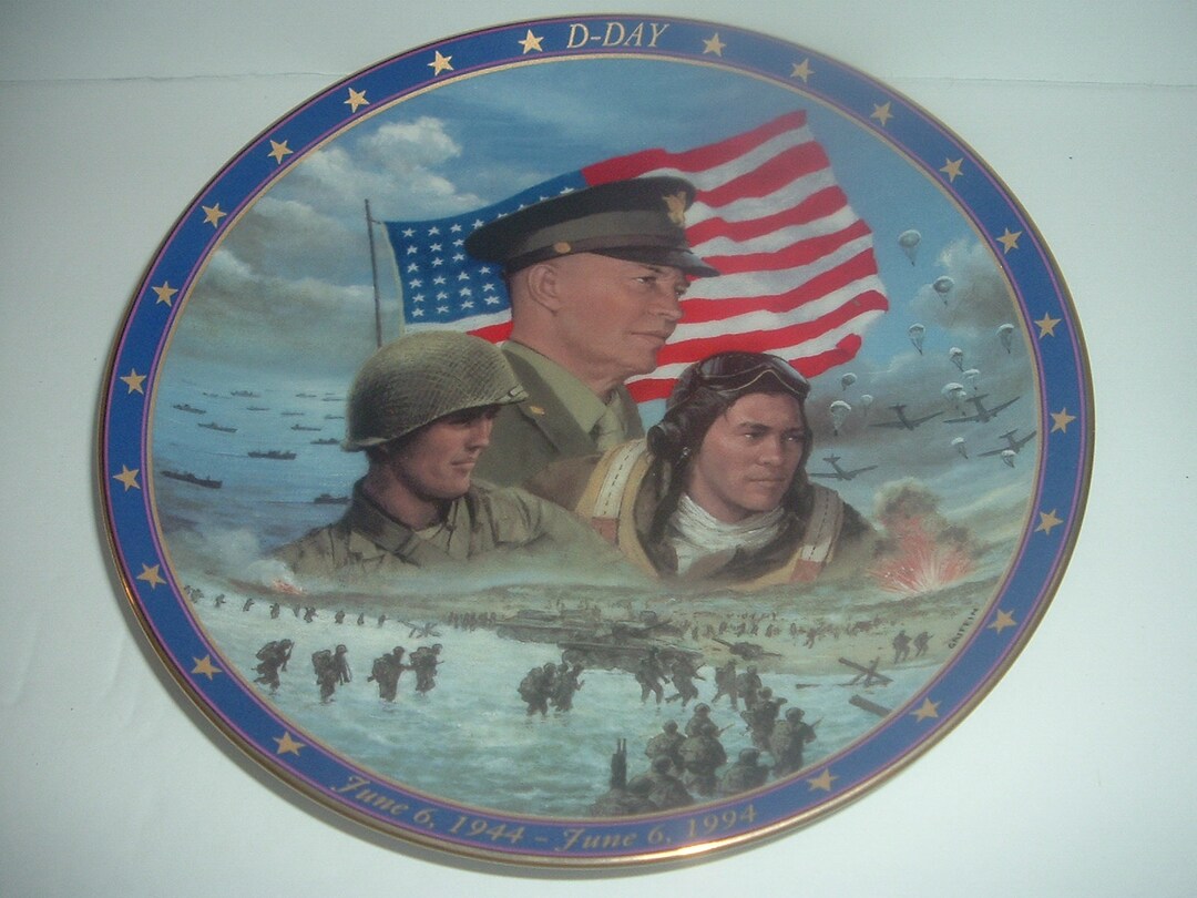 World War II Remembrance D-day Plate - Etsy