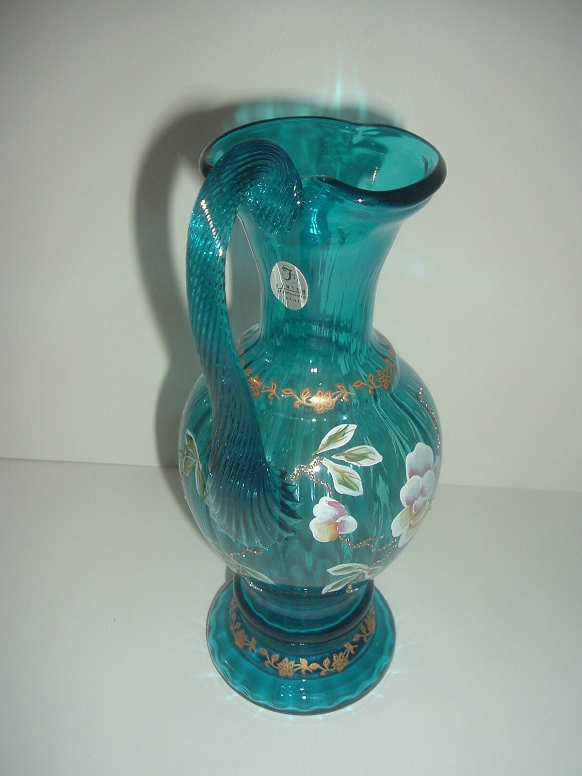 Fenton Glass New Century Artist & Bill Fenton signed Handpainted ...