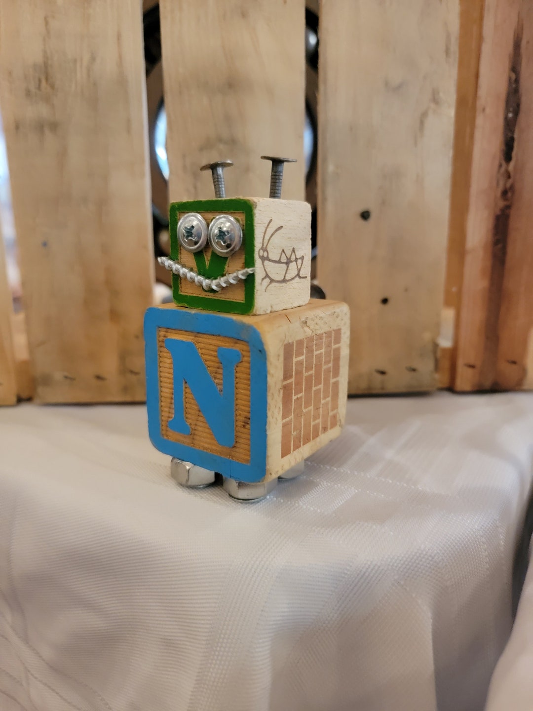 Block Bot Robot Dog - Etsy